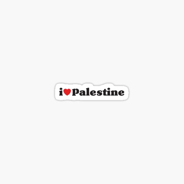 "i love palestine" Sticker for Sale by Elhafdaoui | Redbubble