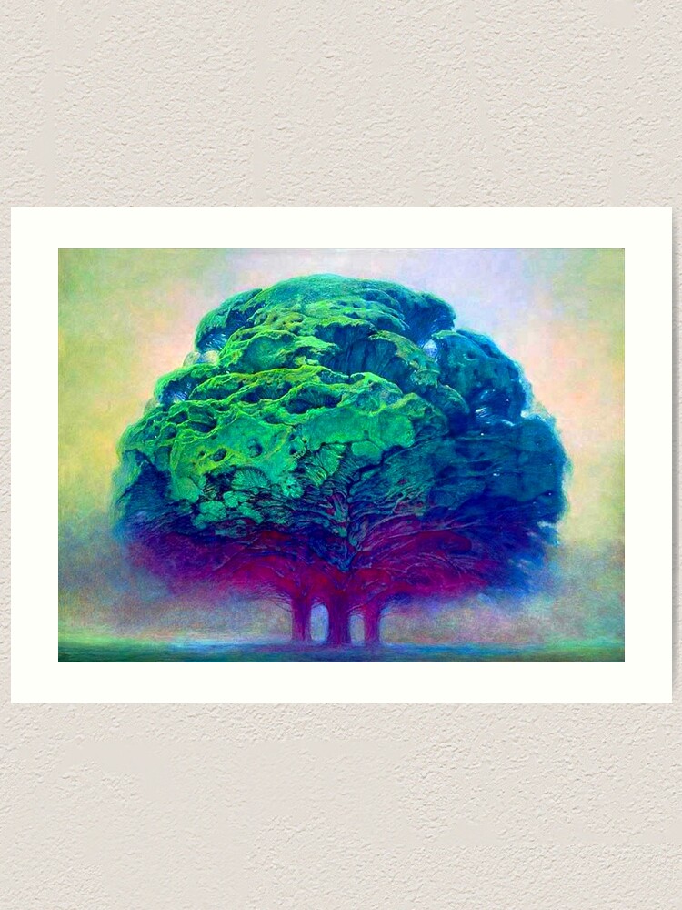 "Zdzislaw Beksinski TREE" Art Print for Sale by 0800ART | Redbubble