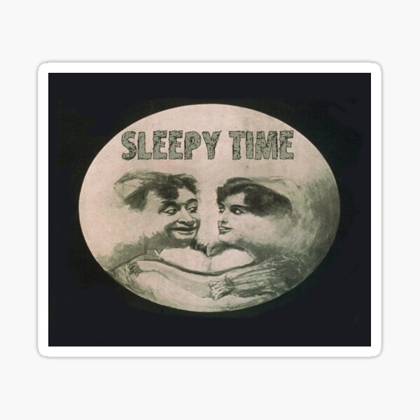 "take a nap sleepy time vintage celestial art" Sticker for Sale by ...