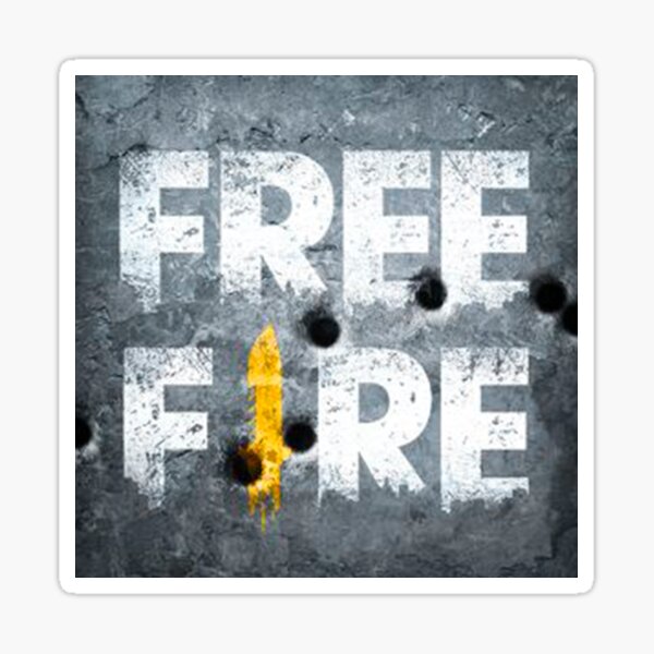 "free fire" Sticker for Sale by skins-anime | Redbubble
