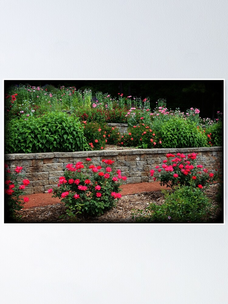 "Layers of Flowers" Poster by WhiteOaksArt | Redbubble