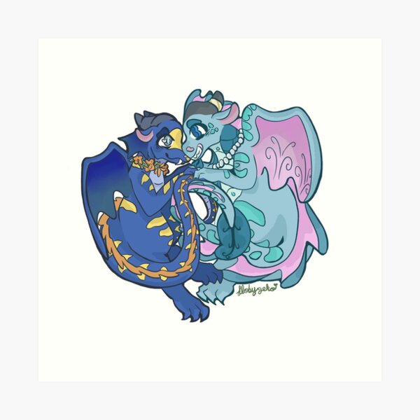 "Anemone and Tamarin wings of fire " Art Print for Sale by eggoplant6 ...