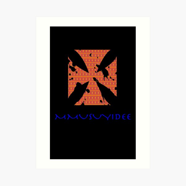 "Colorful Adinkra Symbol Mmusuyidee" Art Print for Sale by ...