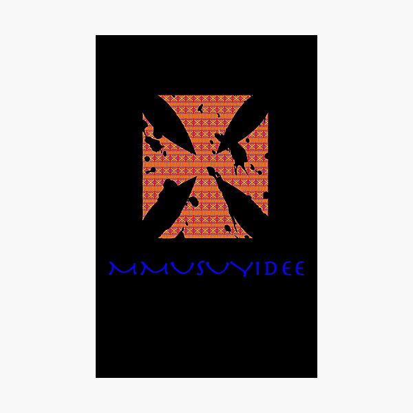 Lámina fotográfica «Símbolo colorido de Adinkra Mmusuyidee» de ...