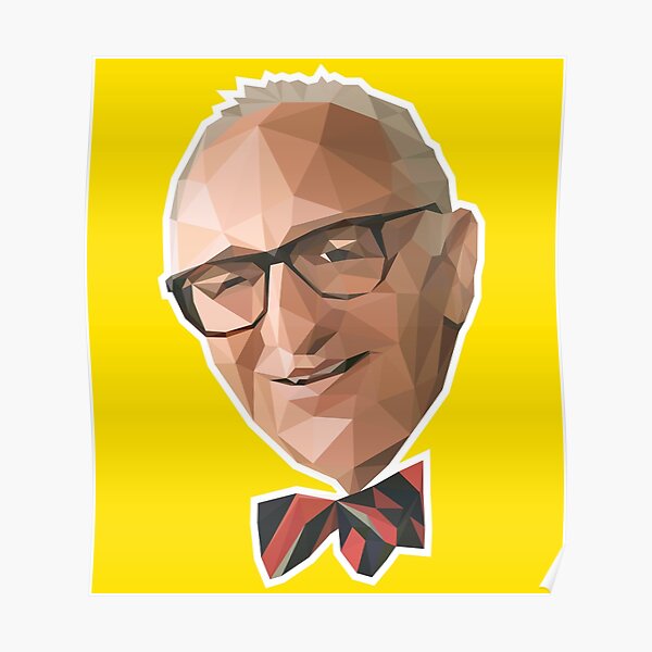 "Murray Rothbard" Poster by MichaelWalters | Redbubble