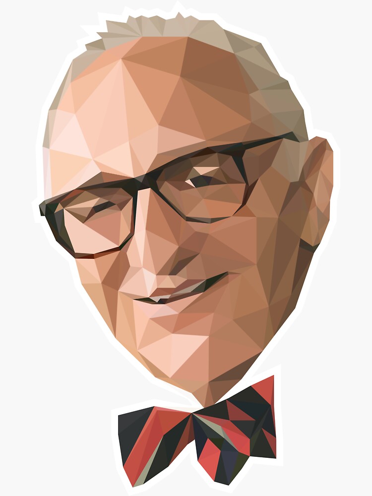 "Murray Rothbard" Sticker by MichaelWalters | Redbubble