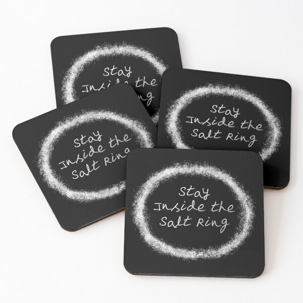 "Stay Inside the Salt Ring " Coasters (Set of 4) for Sale by marale11 ...