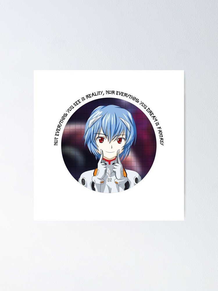 Póster «rei ayanami smile» de cremadesign | Redbubble