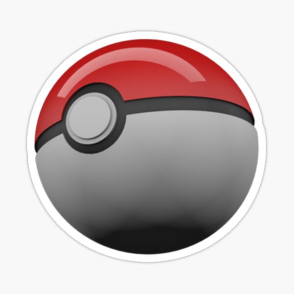 Sticker: Pokeball | Redbubble