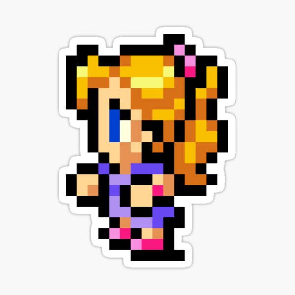 Pegatina «Final Fantasy V - Krile Sprite» de SpriteZone | Redbubble