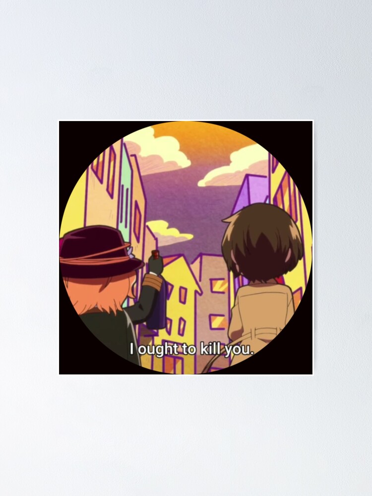 "BSD WAN! Soukoku Dachuu Dazai and Chuuya" Poster by cloverfields ...