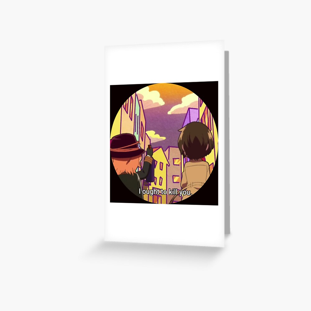 "BSD WAN! Soukoku Dachuu Dazai and Chuuya" Greeting Card by ...