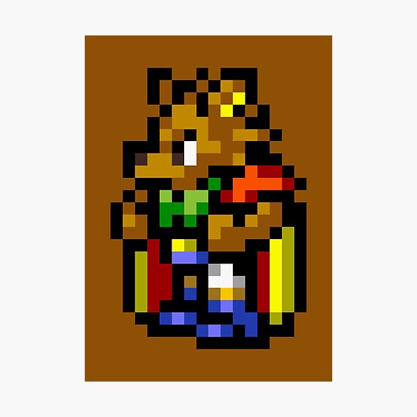 Lámina fotográfica «Final Fantasy V - Sprite de Kelger» de SpriteZone ...