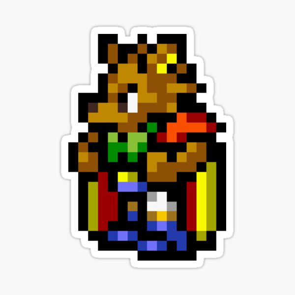 "Final Fantasy V - Kelger Sprite" Sticker by SpriteZone | Redbubble