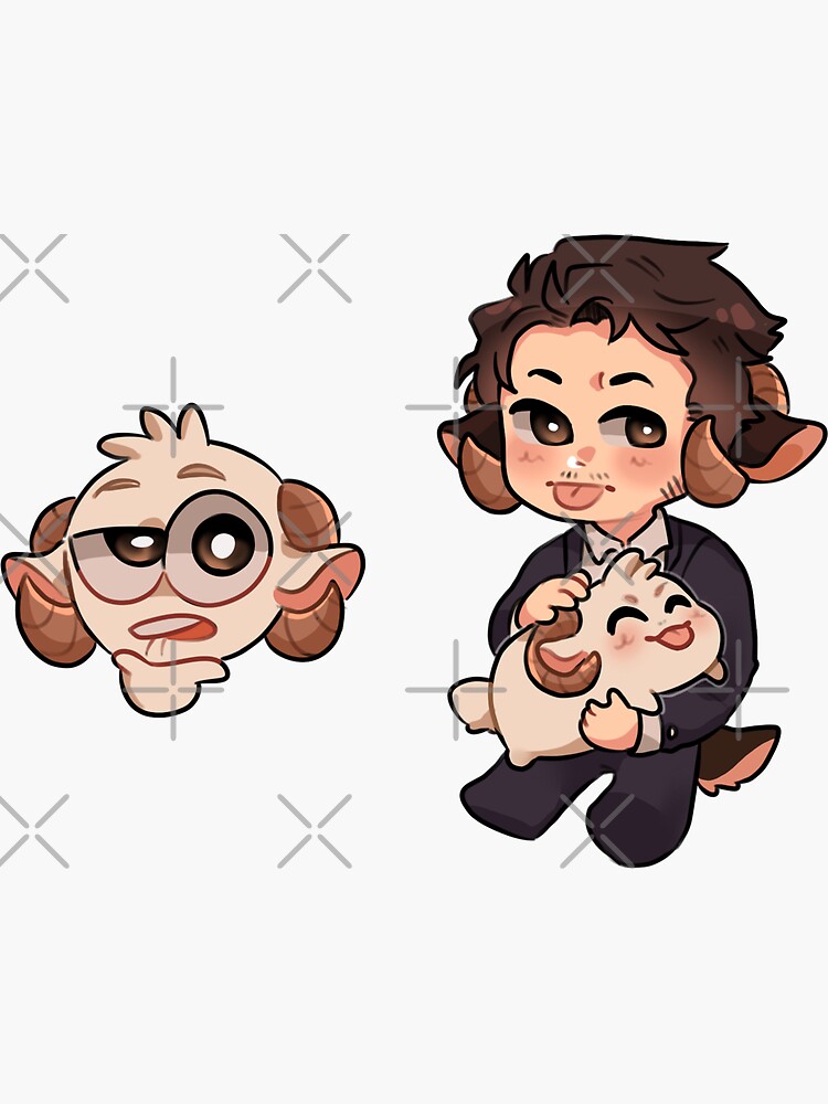 "Jschlatt tongue out" Sticker for Sale by Gomihato | Redbubble