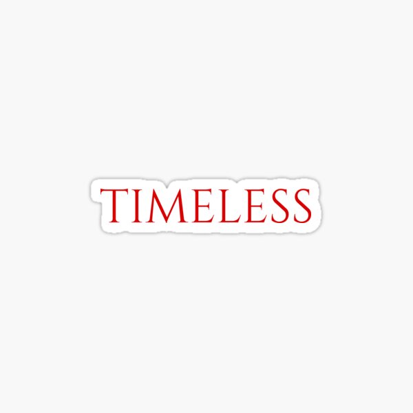 "TimeLess" Sticker by Aesthetic909 | Redbubble