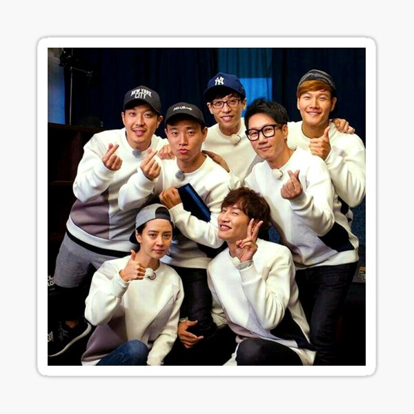 "Running man" Sticker for Sale by Ahuihou | Redbubble