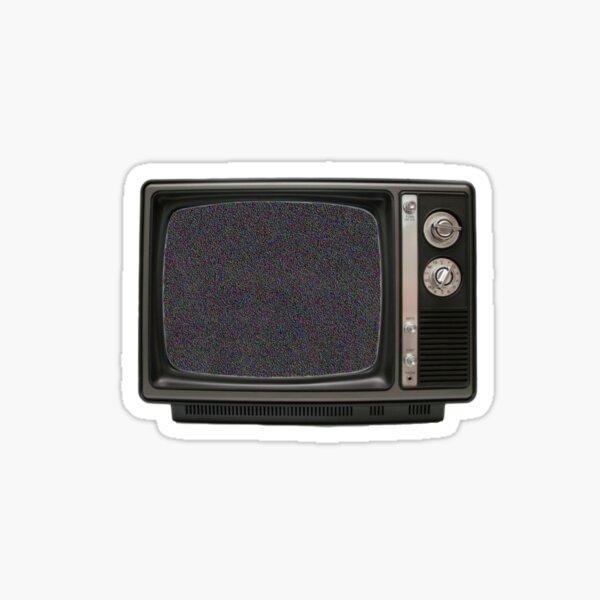 "Static TV" Sticker for Sale by Yabya | Redbubble