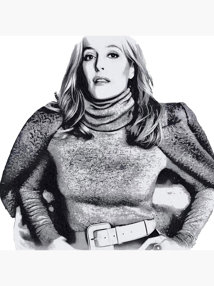 Acrylblock for Sale mit "Gillian Anderson" von CindyS63 | Redbubble