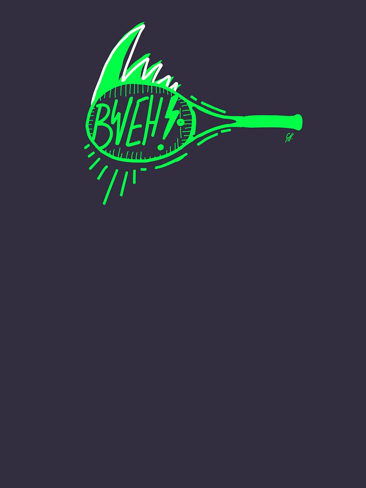 "Andrey Rublev Bweh Tennis Meme Hand Drawn Design (Green)" Essential T ...