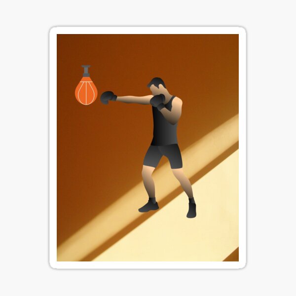 "Boxer" Sticker by Helenwitch | Redbubble