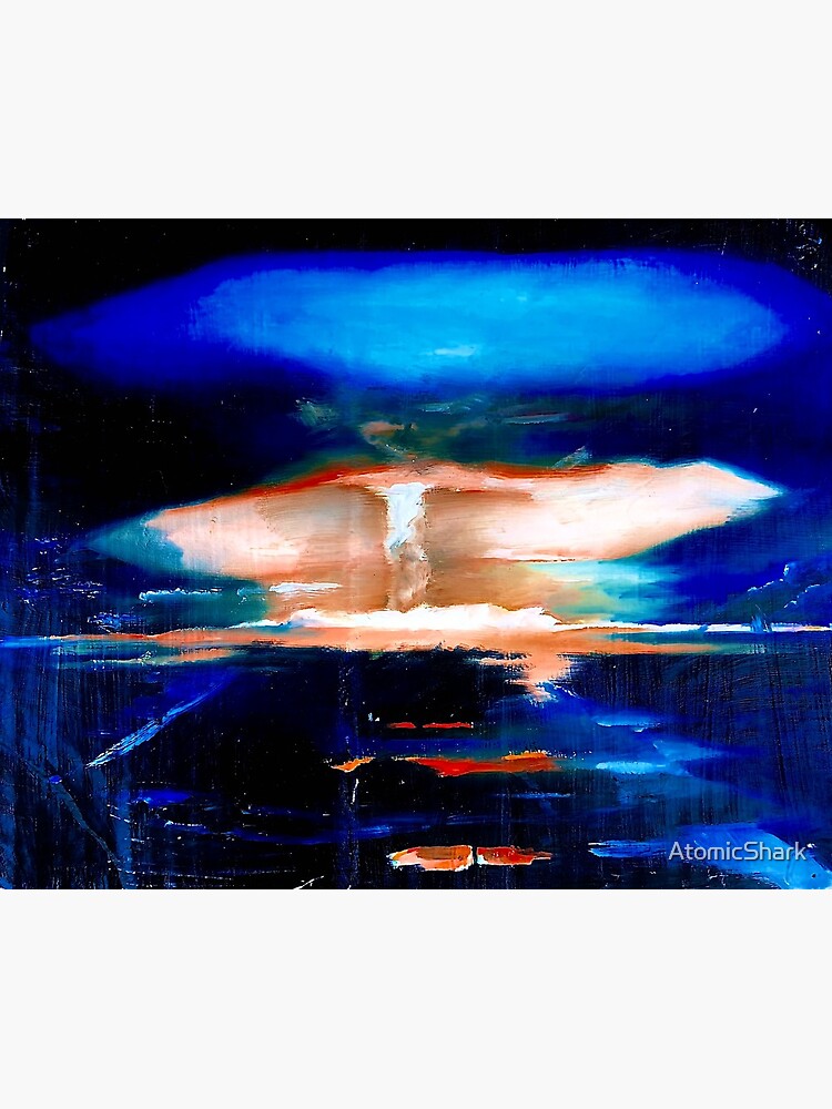 "Licorne Nuclear Test Oil Painting" Art Print by AtomicShark | Redbubble