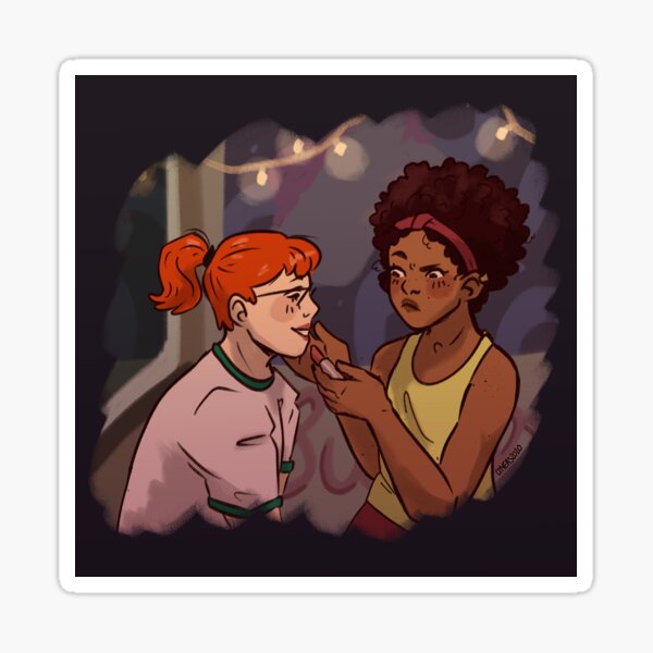 "Sleepover" Sticker for Sale by vikadys | Redbubble