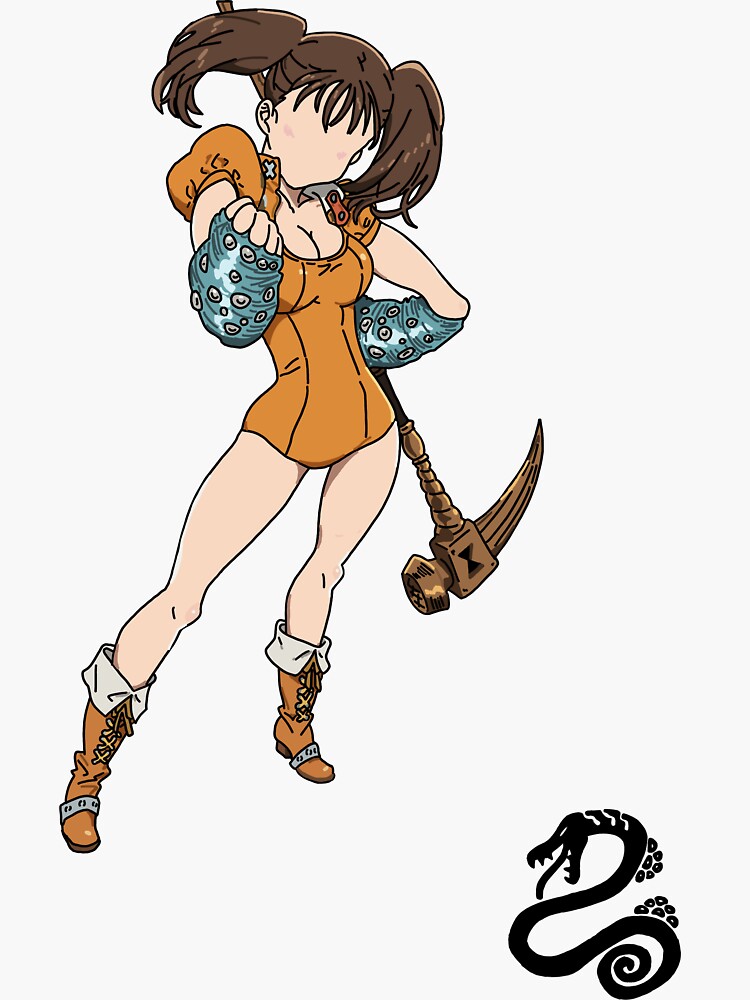 "Diane the snake sin" Sticker for Sale by sydkwatk12 | Redbubble