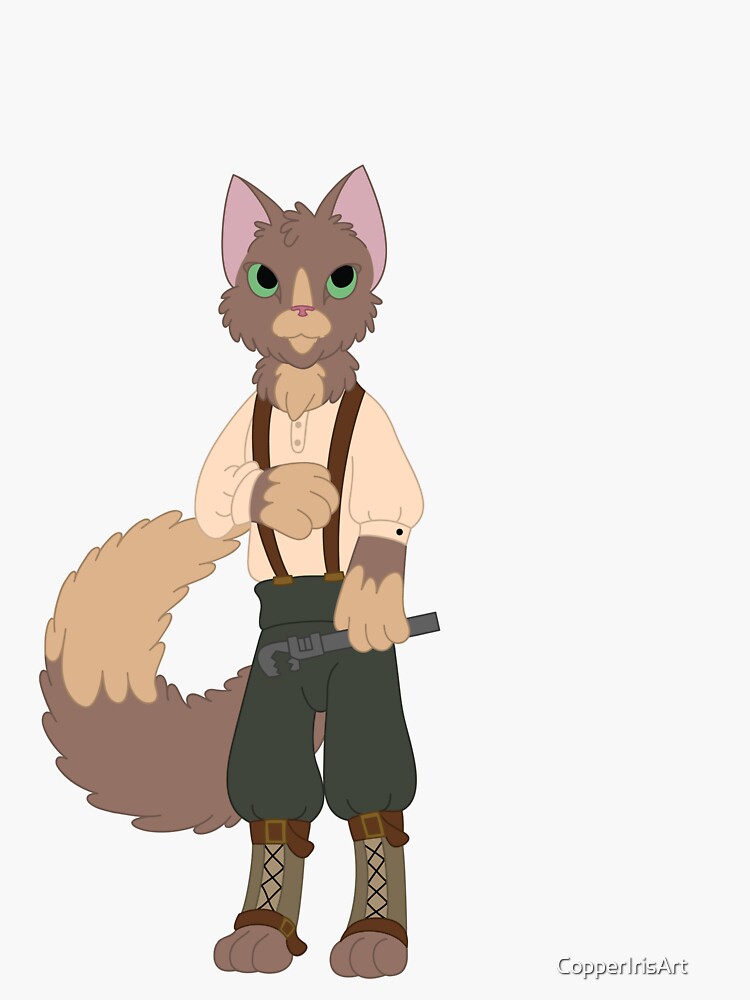 "Munchkin" Sticker for Sale by CopperIrisArt | Redbubble