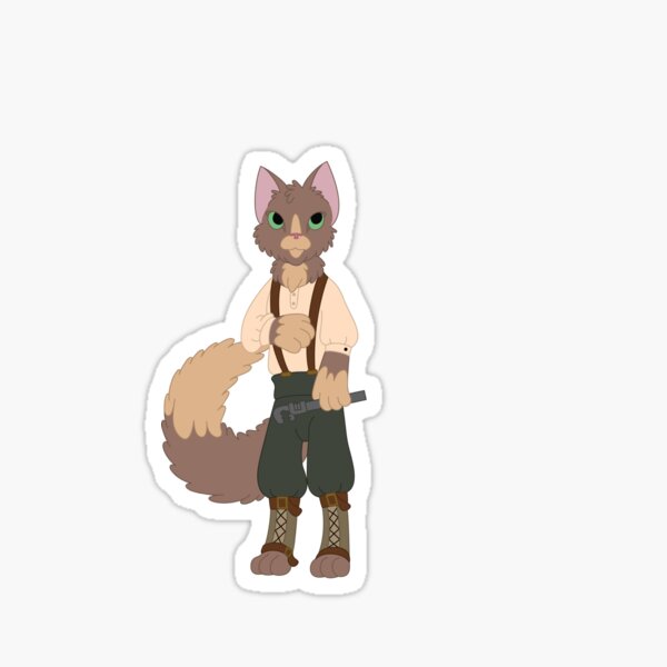 "Munchkin" Sticker for Sale by CopperIrisArt | Redbubble