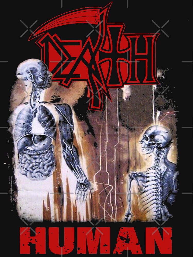 "Death - Human" T-shirt for Sale by BristolHummm | Redbubble | death t ...