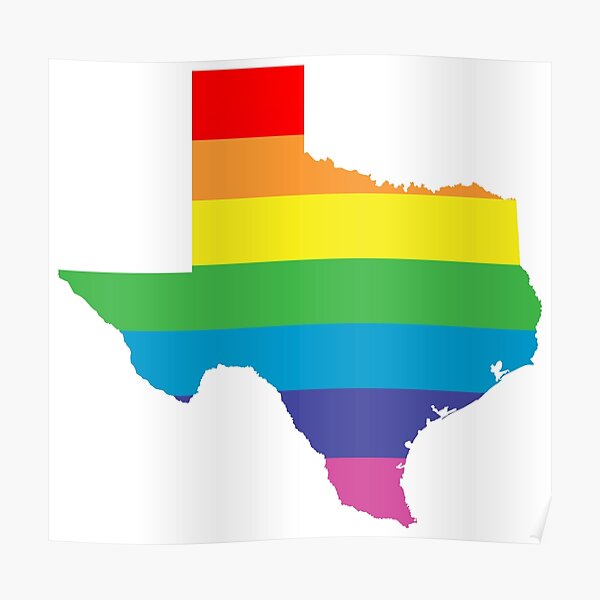"texas rainbow" Poster by chromatosis | Redbubble