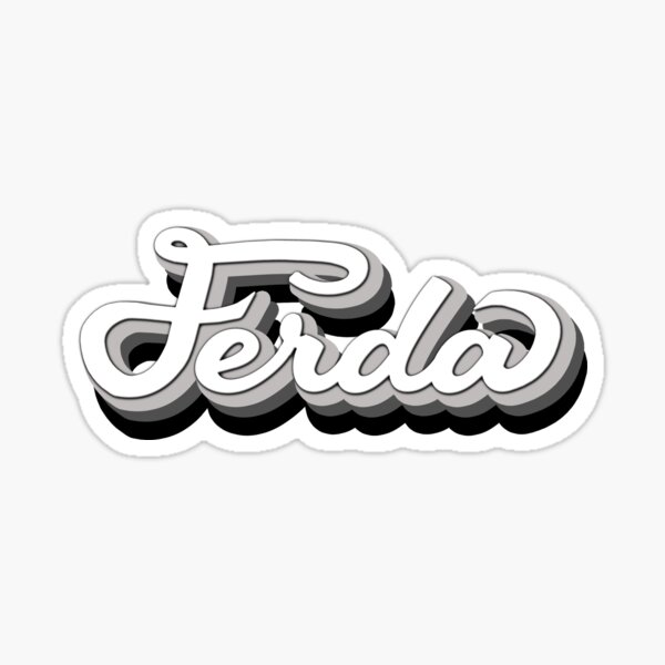 "Ferda Letterkenny" Sticker for Sale by DisenyosDeMike | Redbubble