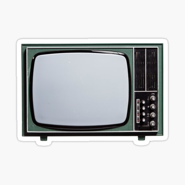 "Classic vintage retro style old television" Sticker by emiralikokal ...