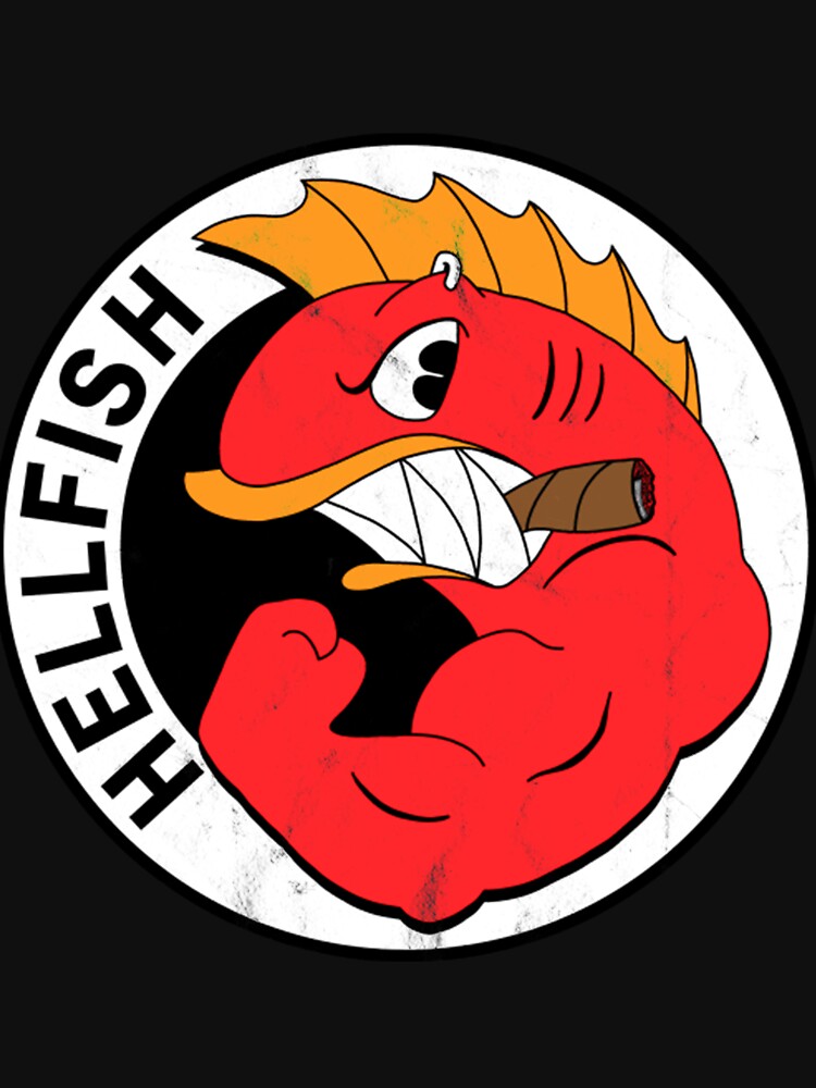 "The Flying Hellfish Logo inspired by the Simpsons" T-shirt by fyuzki02 ...