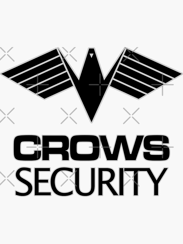 Pegatina «Logotipo de Crows Security con palabras - Batwoman» de ...