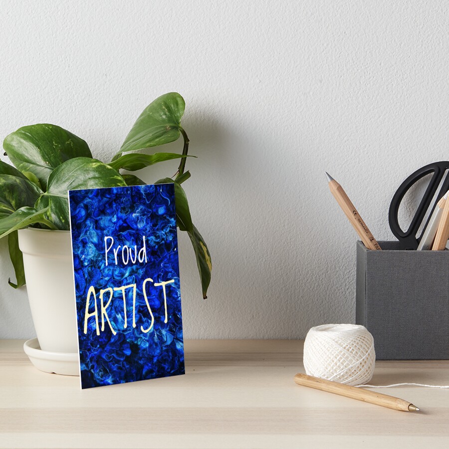 "Proud Artist | Fluid art painting" Art Board Print for Sale by ...