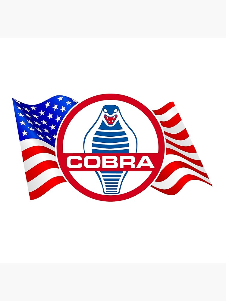 "COBRA SIGN AND US FLAG" Poster by Aspretto | Redbubble