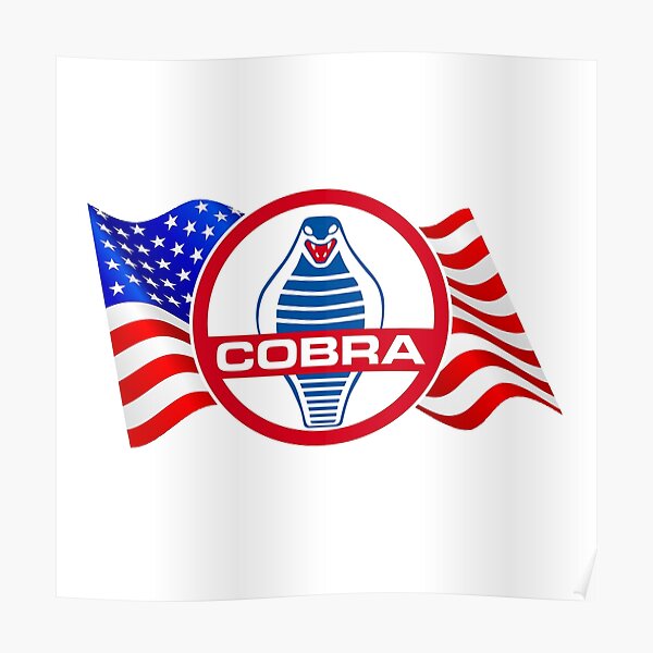 "COBRA SIGN AND US FLAG" Poster by Aspretto | Redbubble