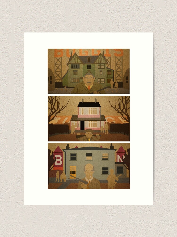 "Boggis, Bunce & Bean" Art Print by godzillagirl | Redbubble