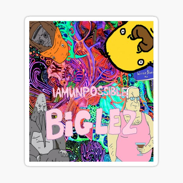 "big lez show pineapple fanart - POSTER and MORE" Sticker by thats4you ...