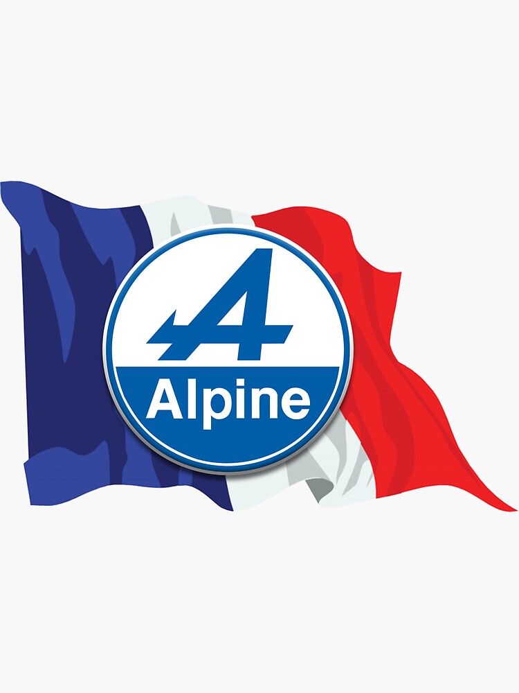 "ALPINE CARS" Sticker by Aspretto | Redbubble