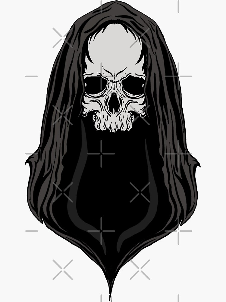 "Reaper" Sticker for Sale by ZethTheReaper19 | Redbubble