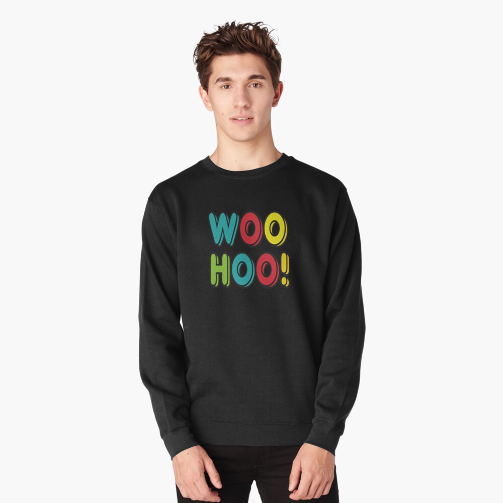"Woohoo" Sticker for Sale by Mark-Ewbie | Redbubble