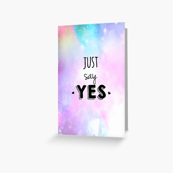 "Zoella - Just Say Yes! Zoe Sugg" Greeting Card by MBroadbridgee ...
