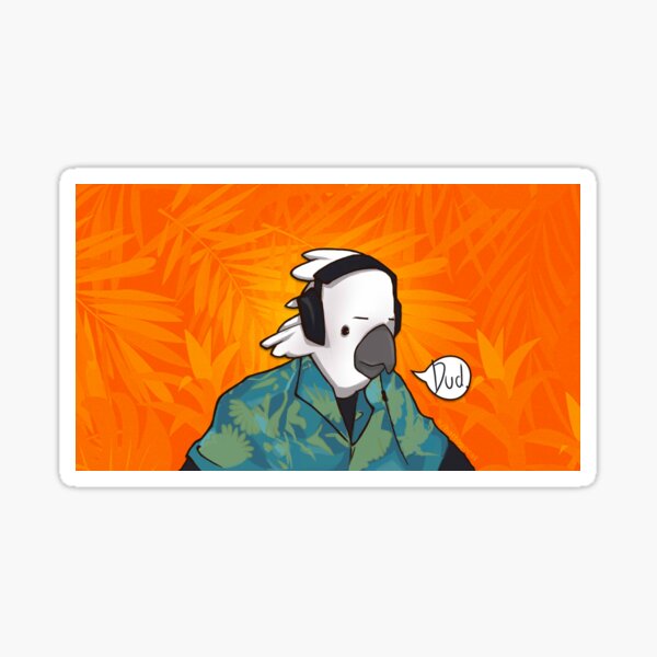 "xQc - Dud." Sticker by NiceDesigning | Redbubble