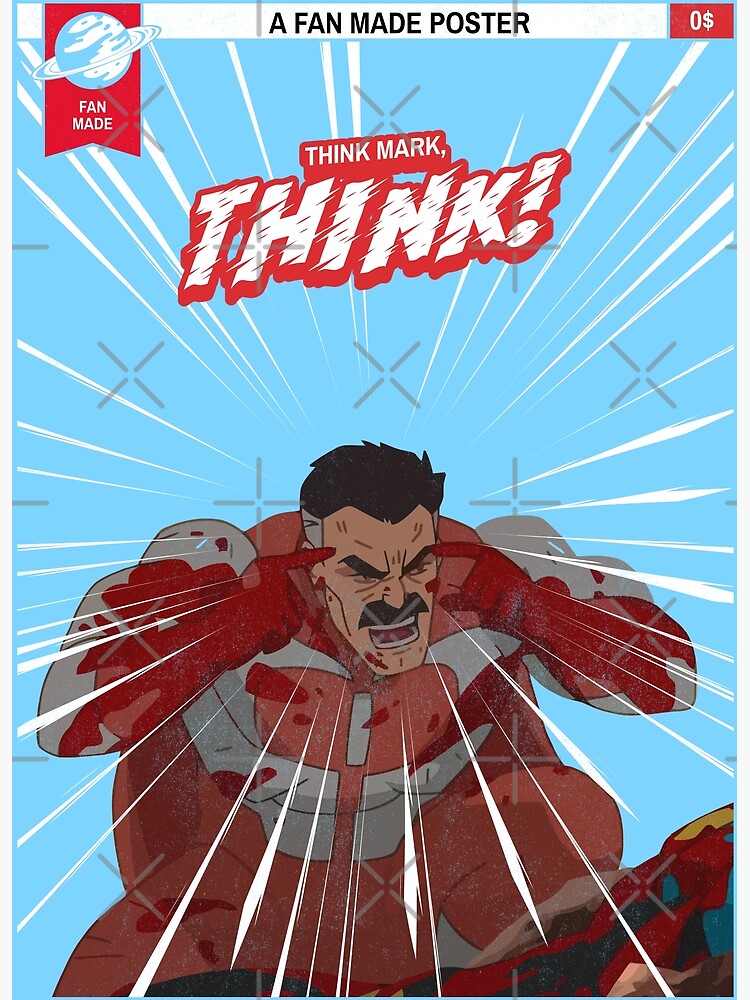 Lámina fotográfica «Copia de THINK MARK, THINK! MEME de Invincible ...