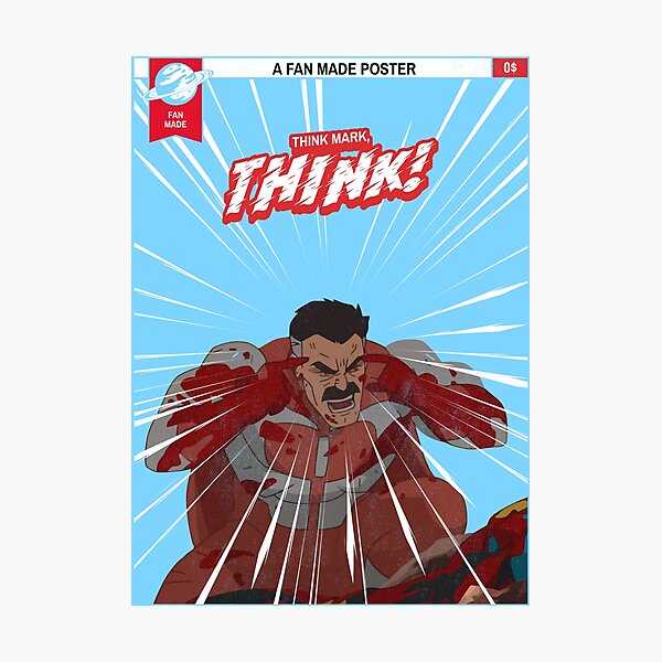 Lámina fotográfica «Copia de THINK MARK, THINK! MEME de Invincible ...