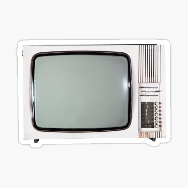 "Classic vintage retro style old television" Sticker by emiralikokal ...