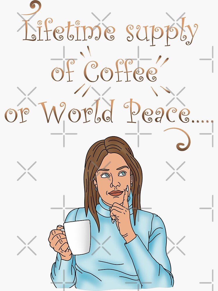 "Coffee funny, silly, comedy, joke! Coffee is life!" Sticker for Sale ...